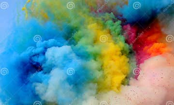Colored smoke stock photo. Image of smoke, design, color - 17585206