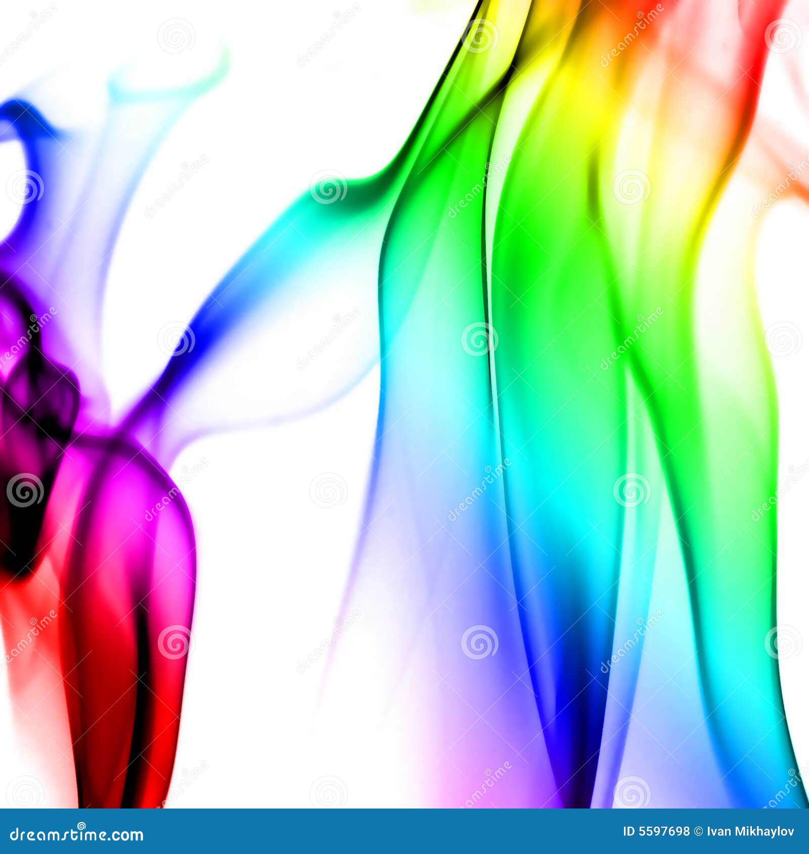 Colored smoke stock illustration. Illustration of burning - 5597698