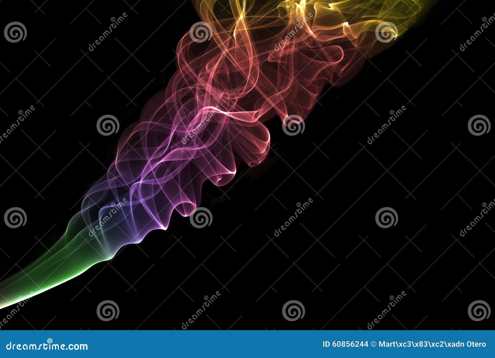 Colored smoke stock photo. Image of mystic, abstract - 60856244