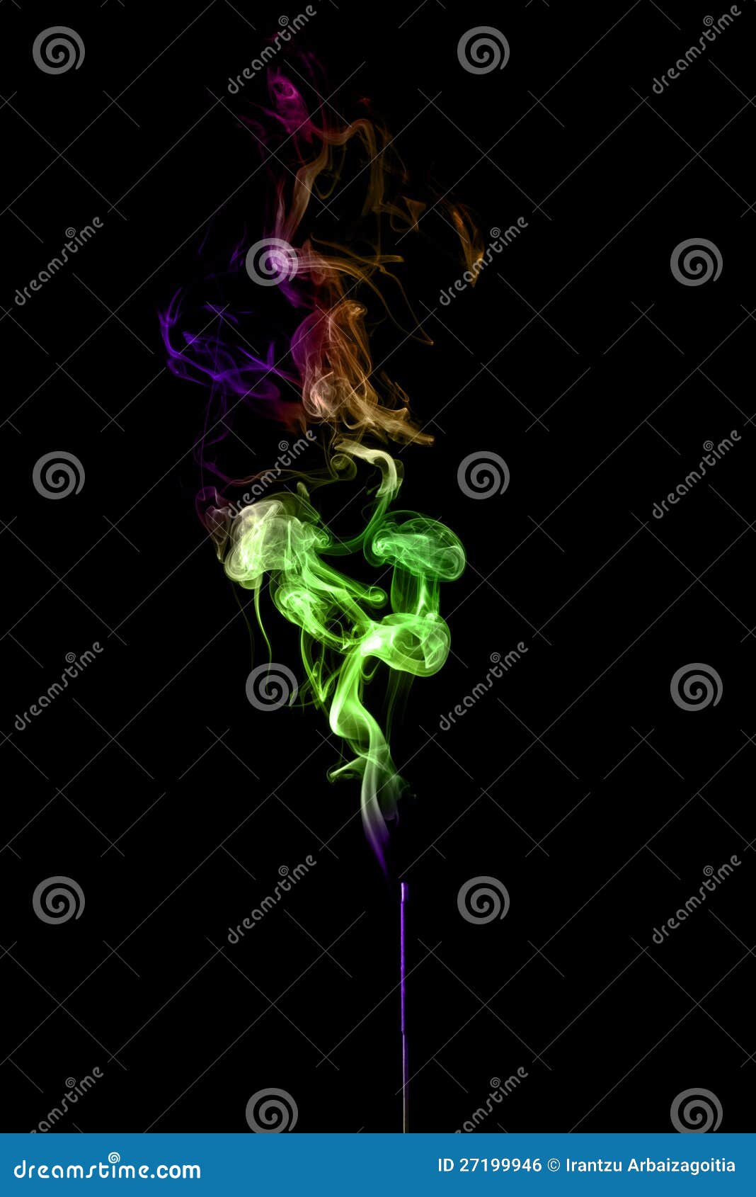 Colored Smoke Shapes in Various Colors Isolated Stock Photo - Image of ...