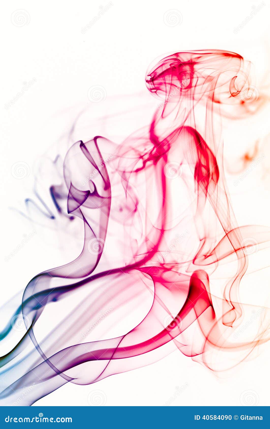 Colored smoke stock photo. Image of fire, curve, color - 40584090