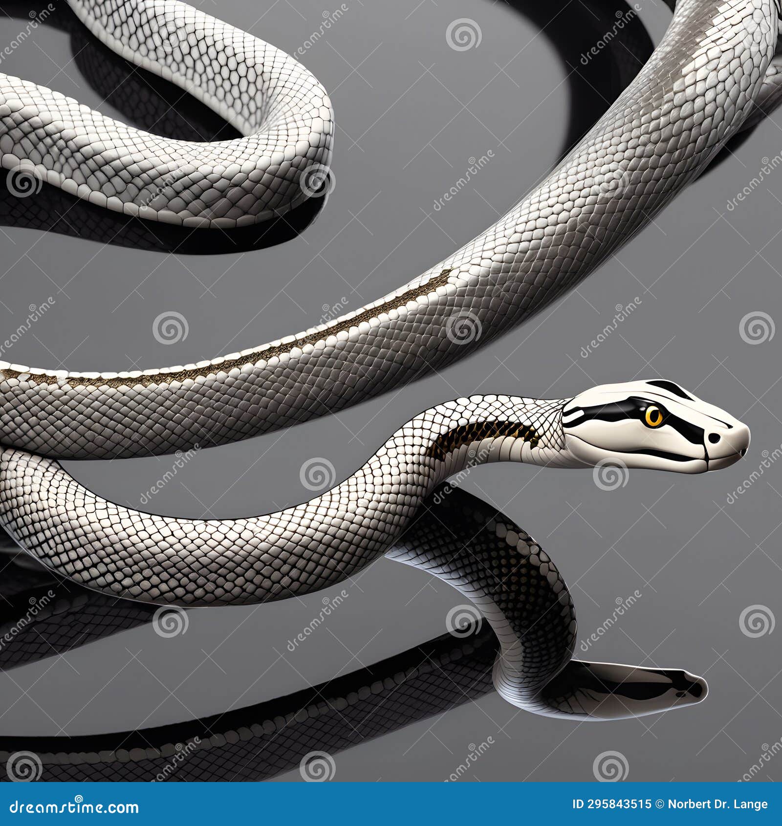 Colored Snakes, AI-Generatet Stock Illustration - Illustration of ...