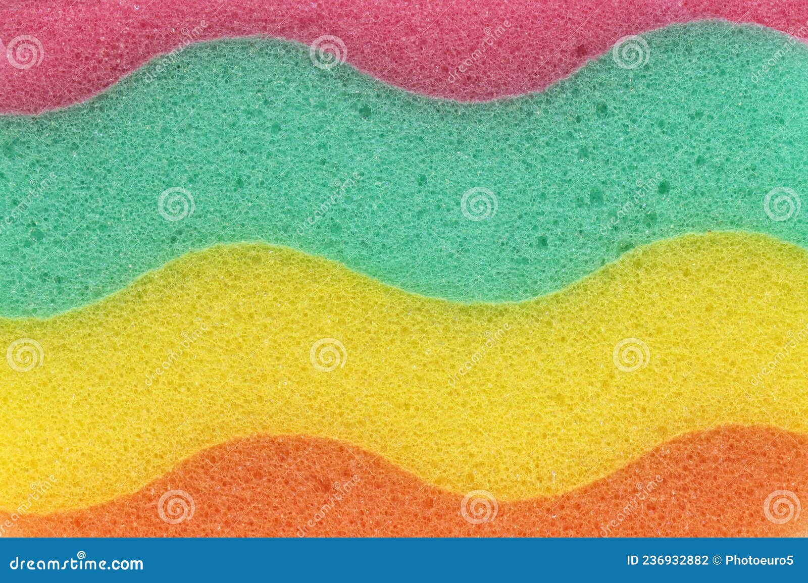 Colored, Soft Polyester Sponge Stock Photo - Image of object, colored ...