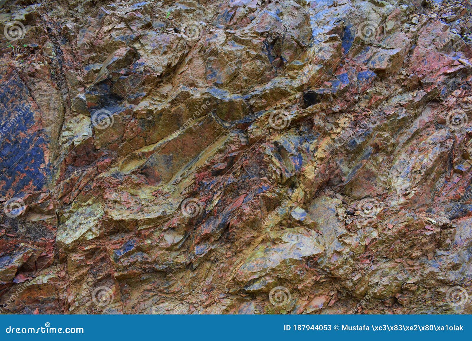 Colored Soil Texture.wet and Colored Soil Stock Image - Image of plant ...