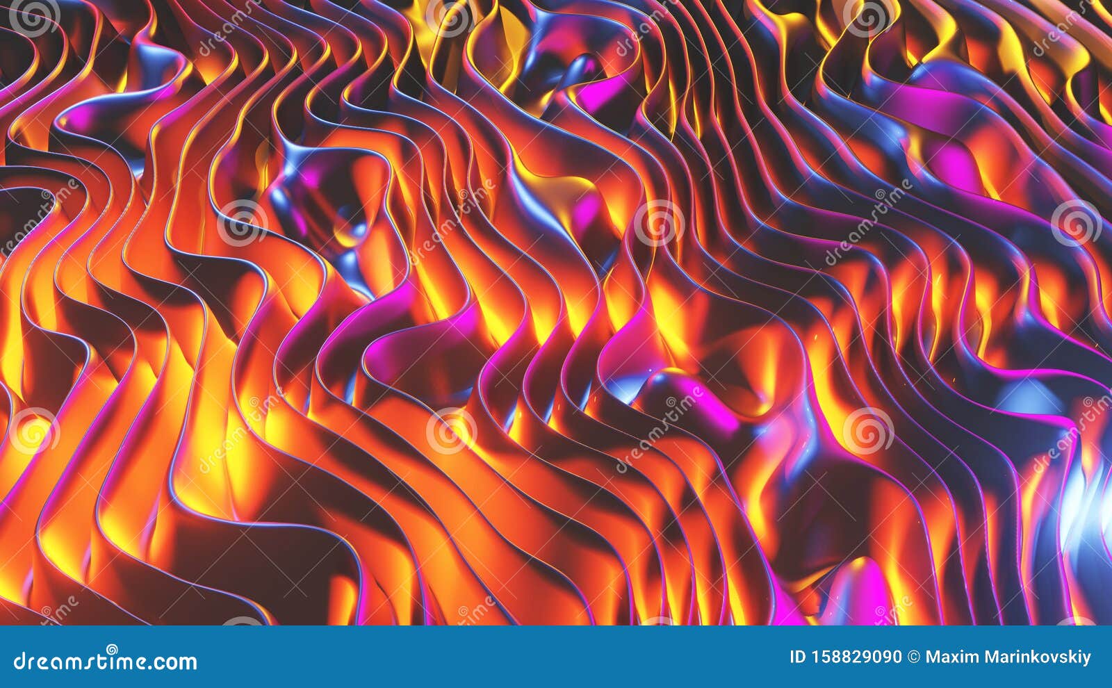 Colored space river. stock illustration. Illustration of display ...