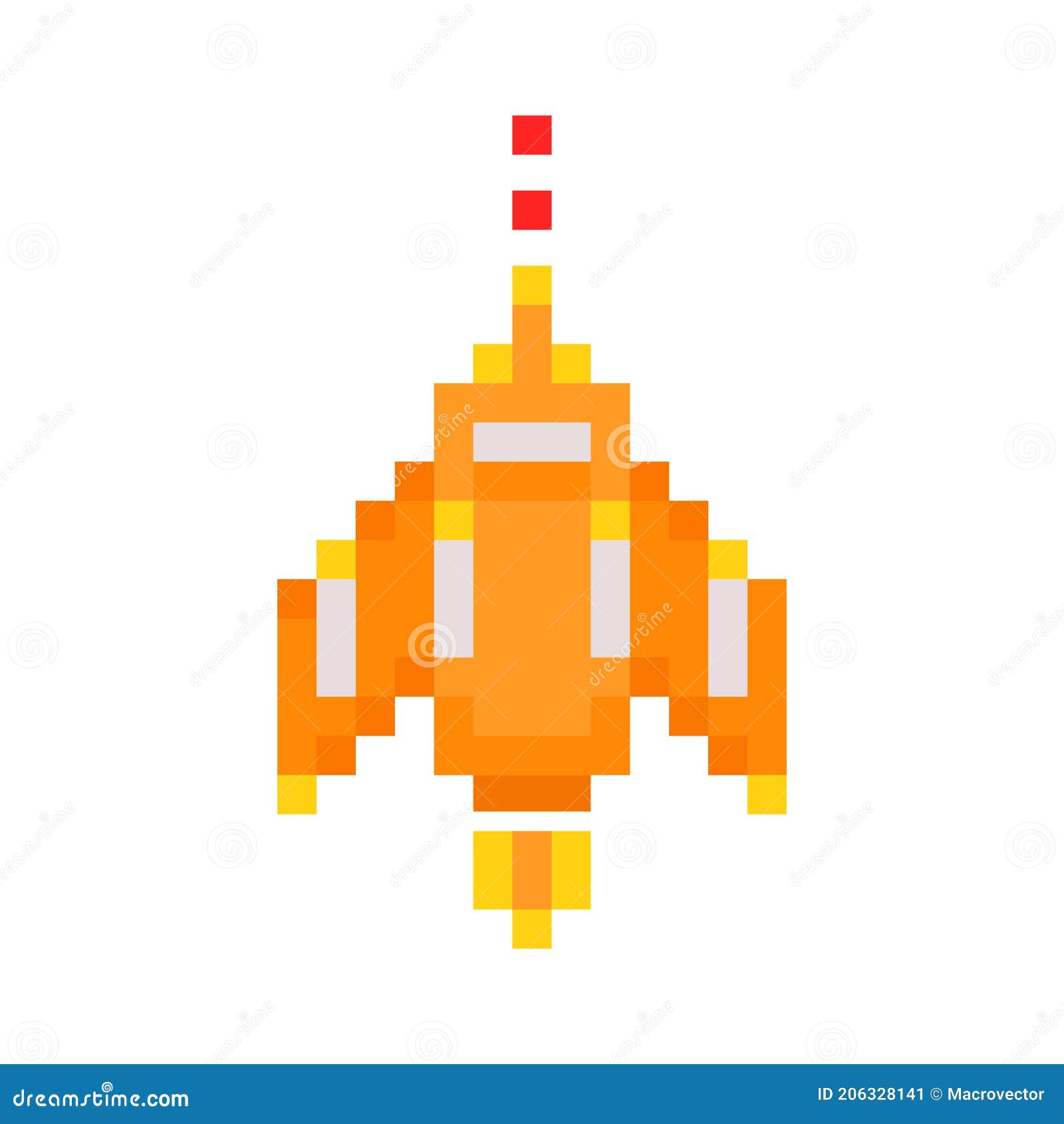 Pixel Art Spaceship Cockpit View Glowing Panels Night Sky Starry Space ...