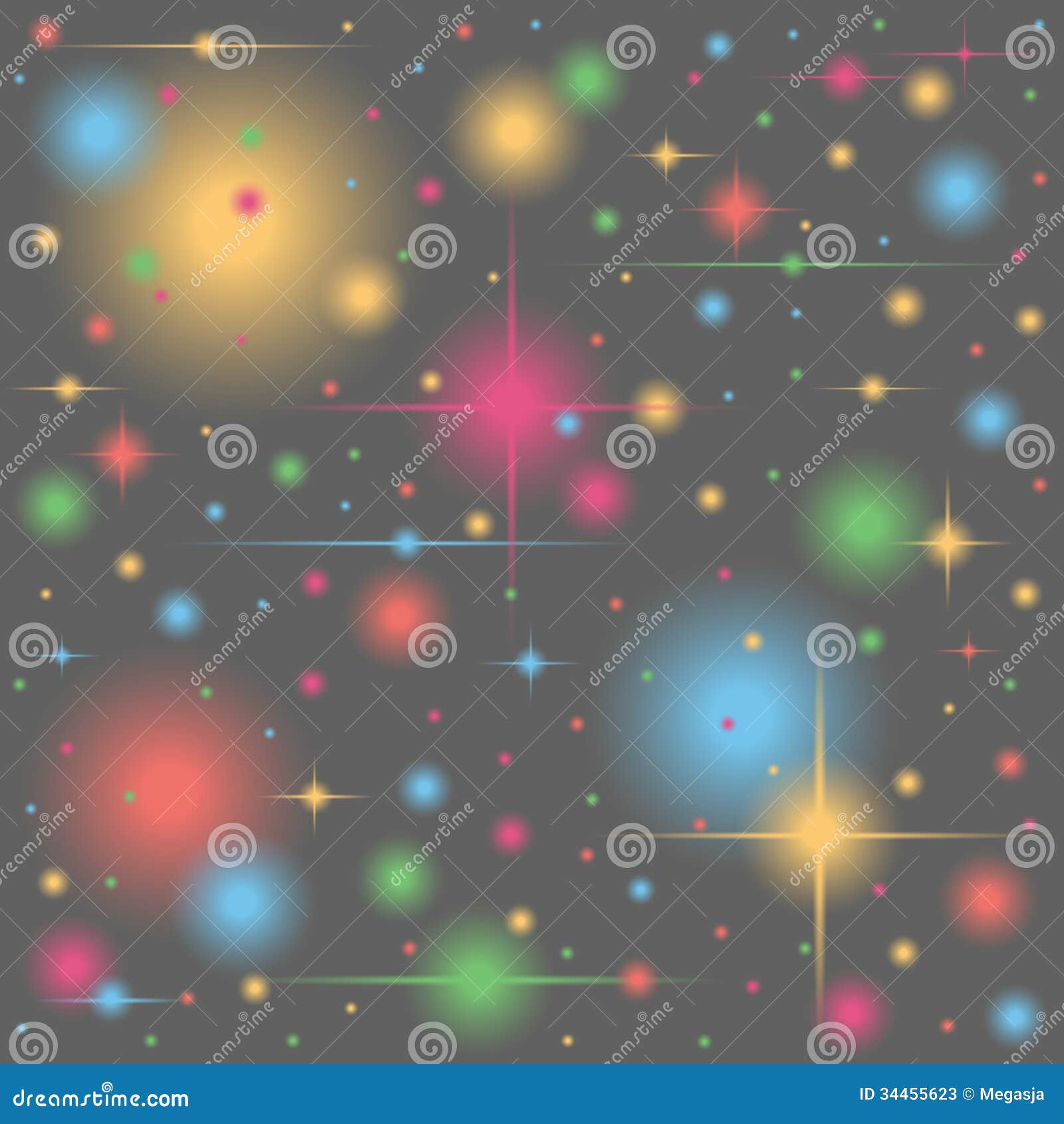 Colored sparkle lights stock illustration. Illustration of christmas ...