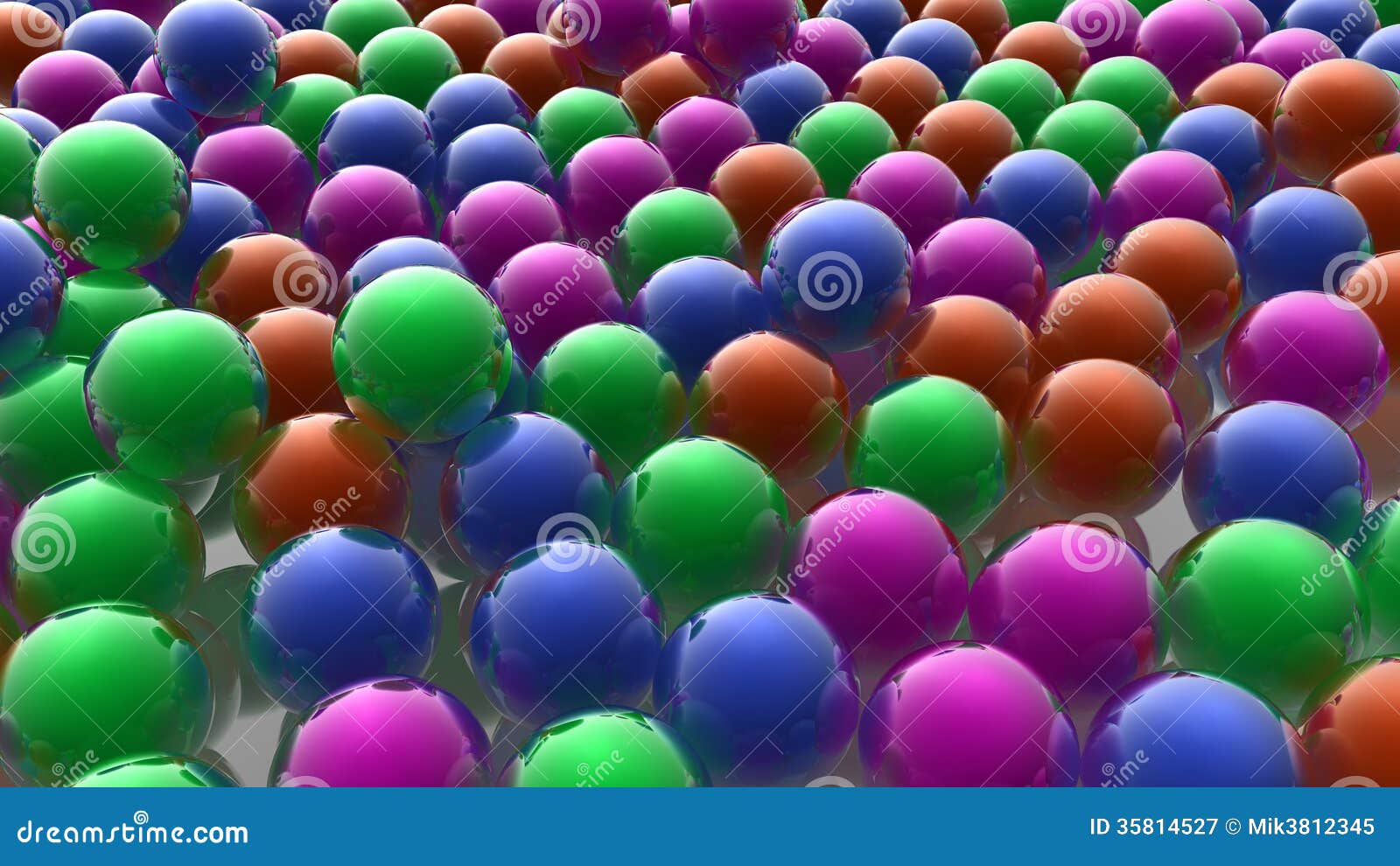 Colored spheres stock illustration. Illustration of artist - 35814527