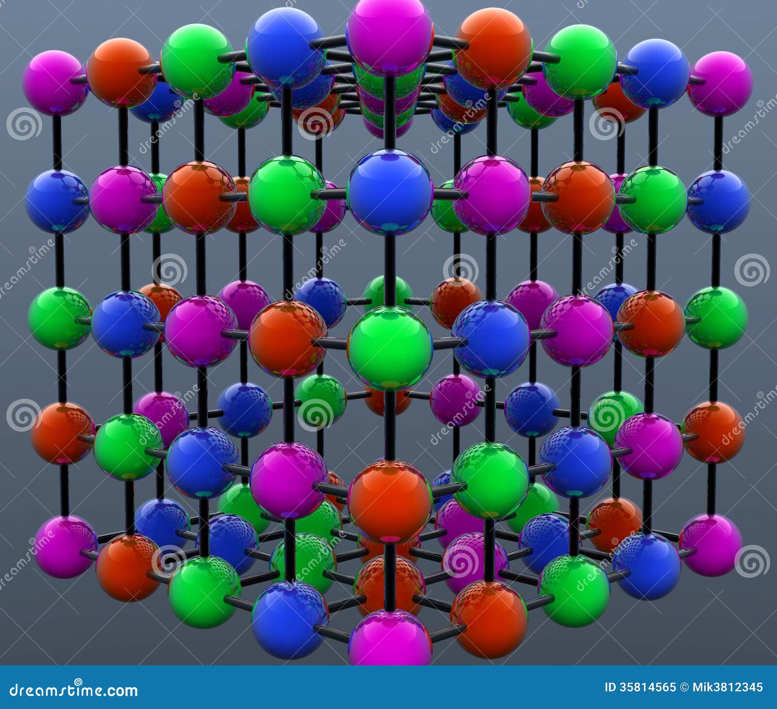 Colored spheres stock illustration. Illustration of artistic - 35814565