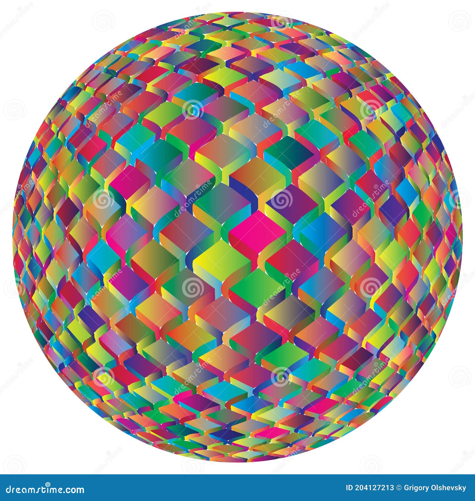 Colored Spheres with Gradient Stock Vector - Illustration of gradient ...