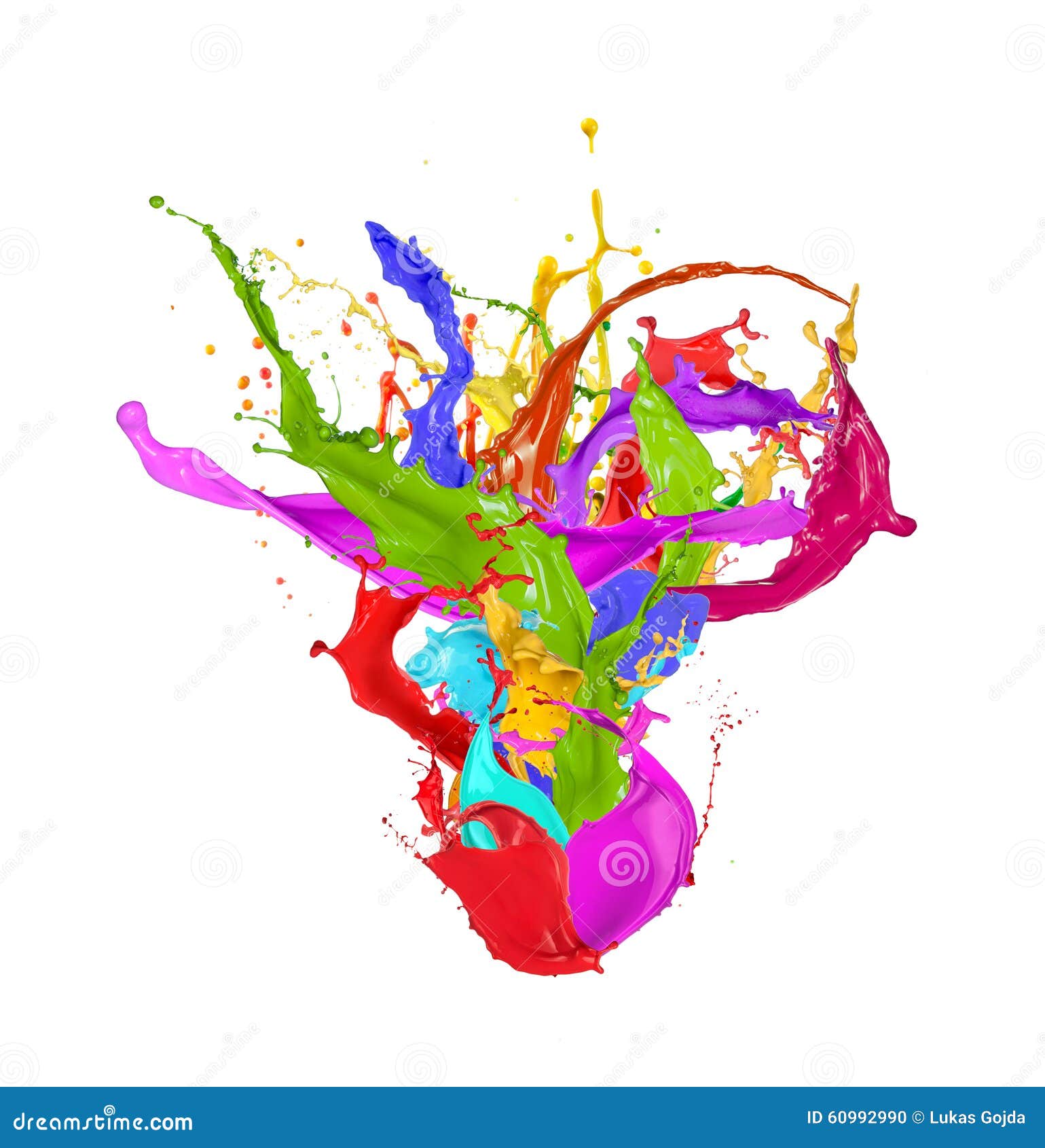 Colored Splashes in Stripe Shape Stock Photo - Image of light, closeup ...