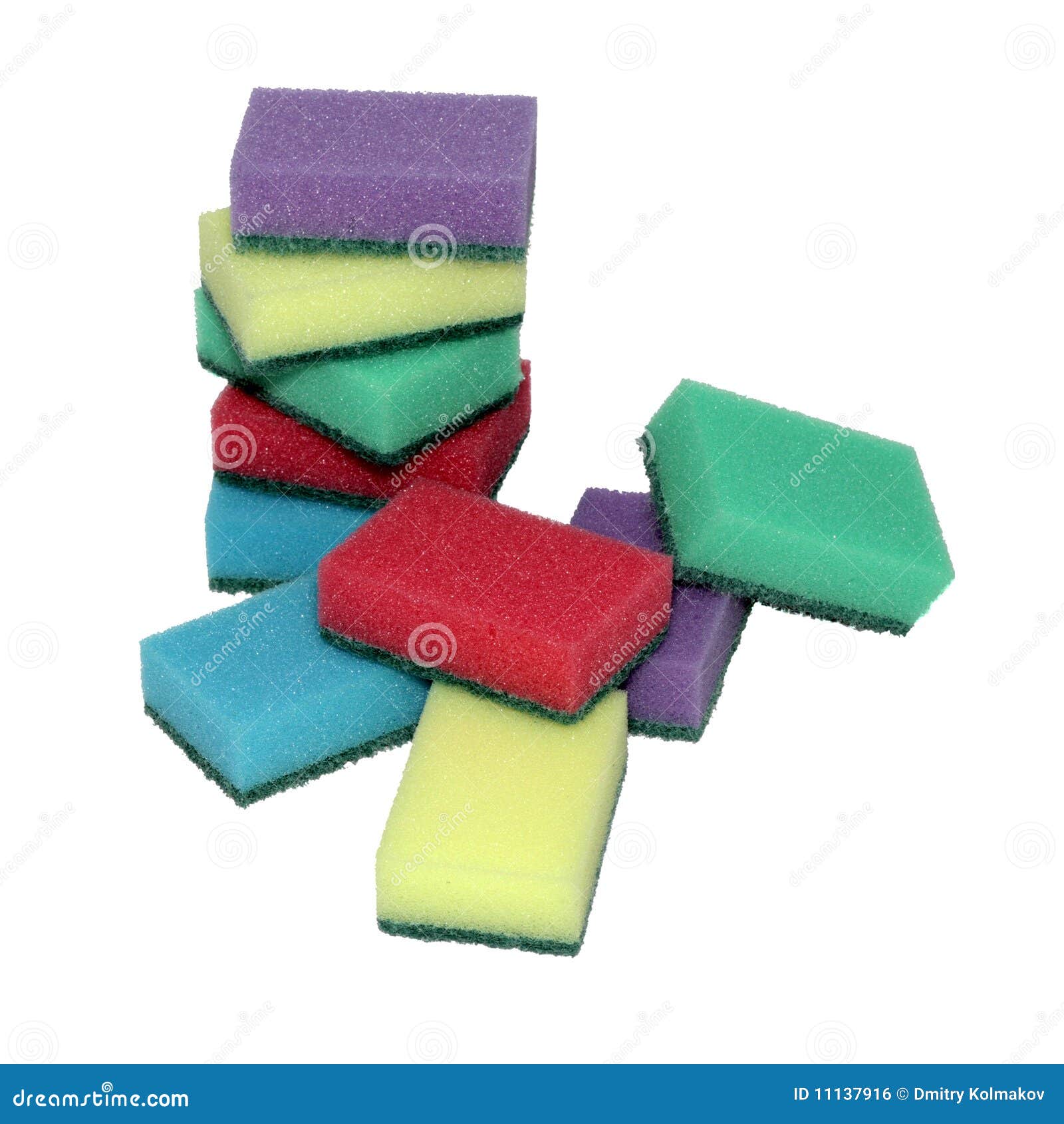 Colored Sponges For Applying Makeup. Makeup Sponges Of Different Shapes ...
