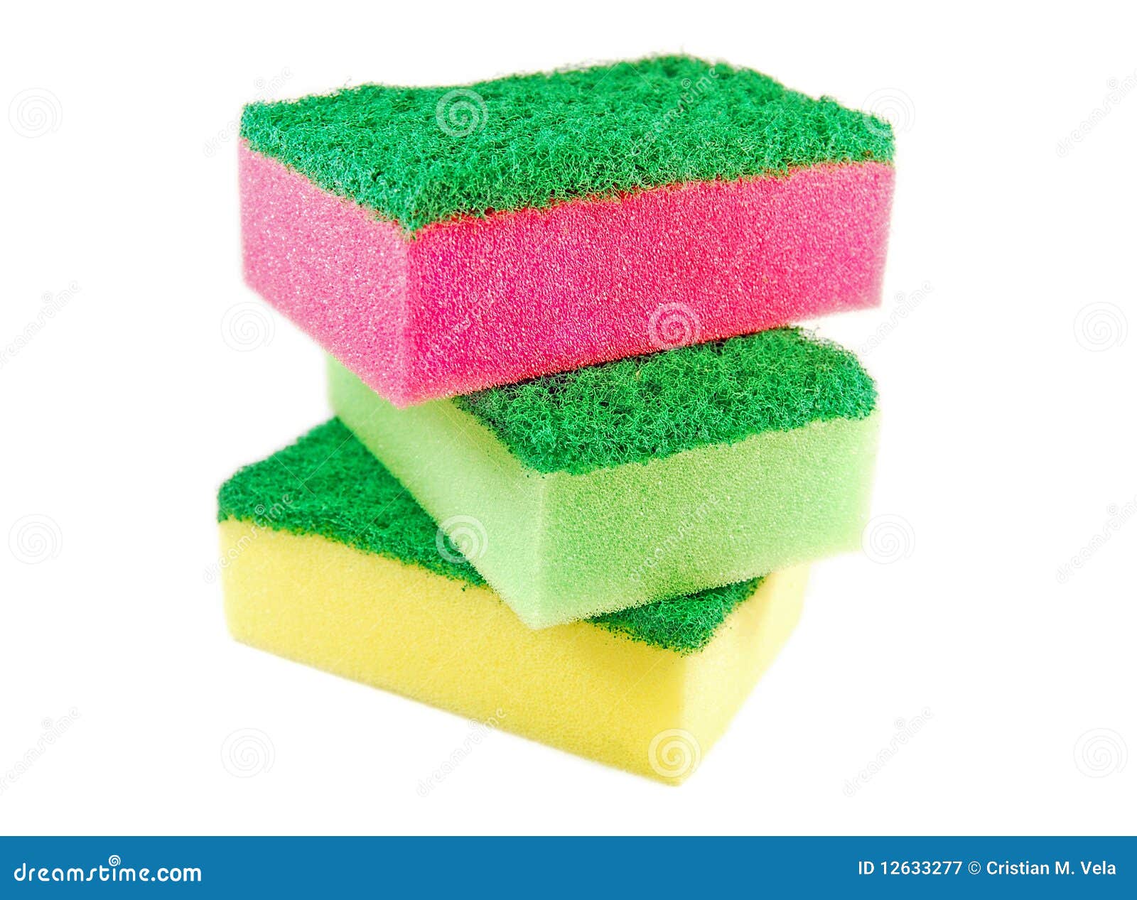 Colored sponges stock image. Image of sponge, chores - 12633277