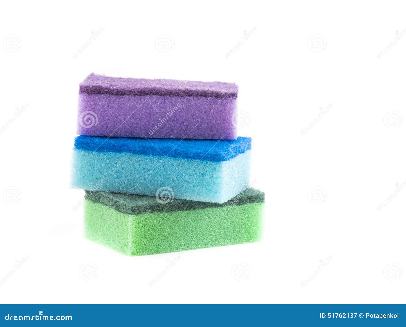Colored sponges stock image. Image of household, housework - 51762137