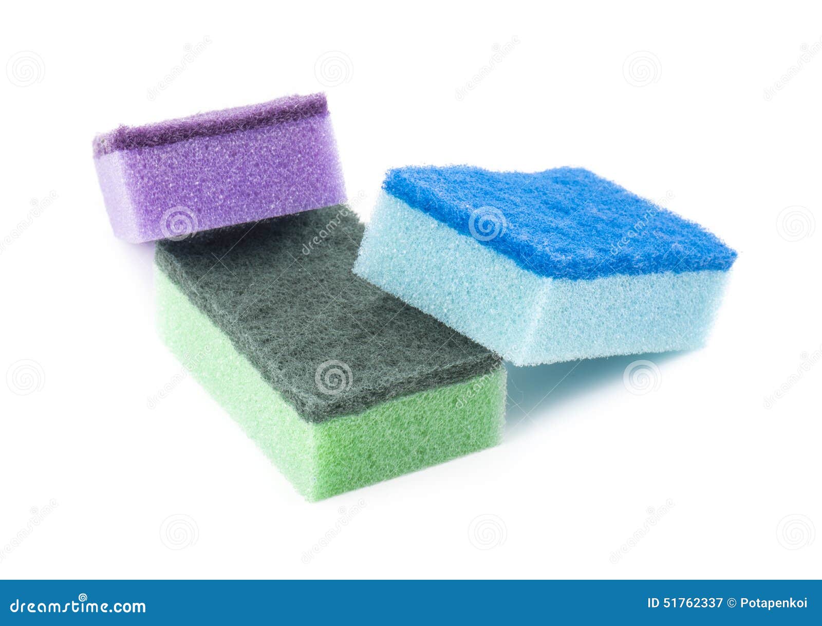 Colored Sponges For Applying Makeup. Makeup Sponges Of Different Shapes ...