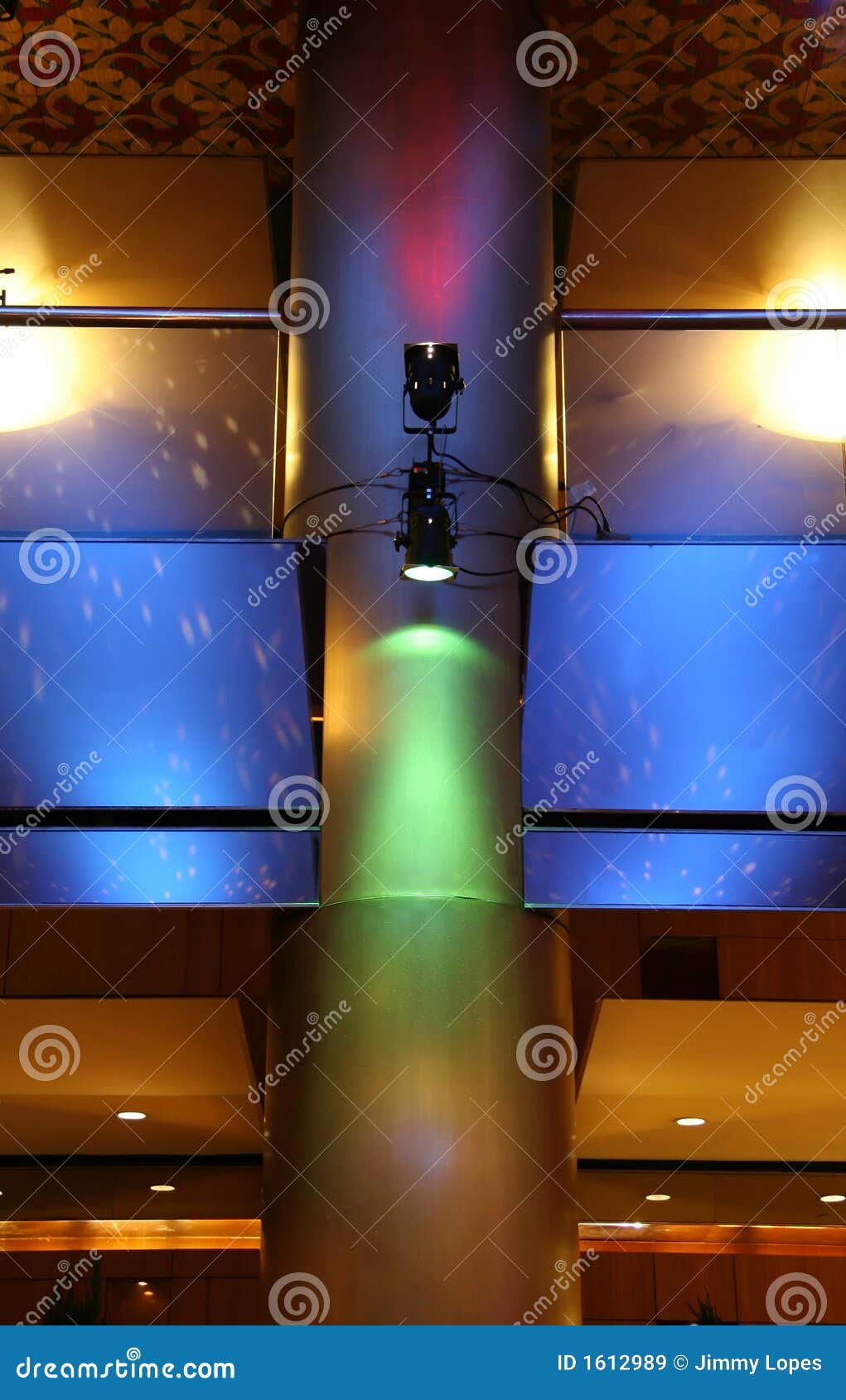 Colored Spot Lights stock image. Image of circle, illuminated - 1612989