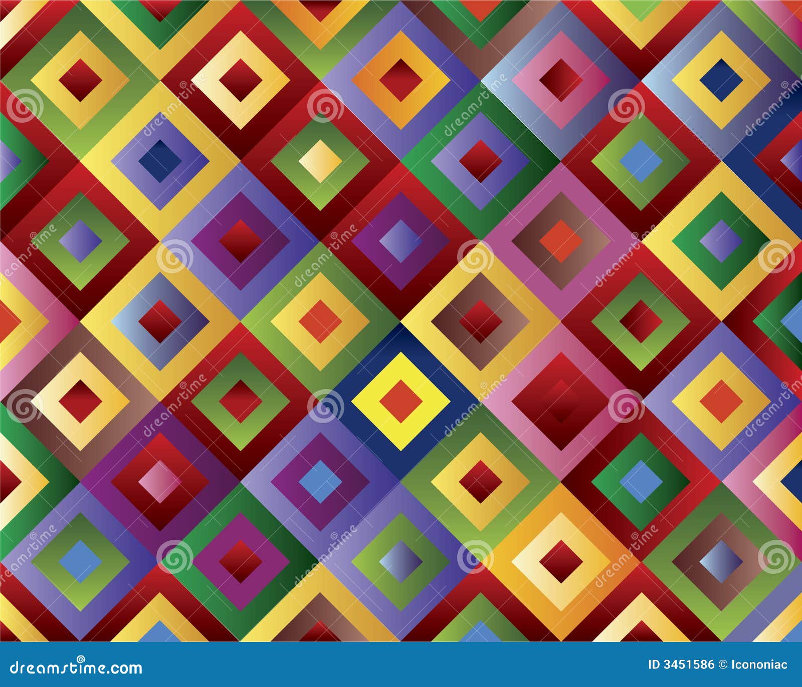 Colored squares stock vector. Illustration of abstract - 3451586