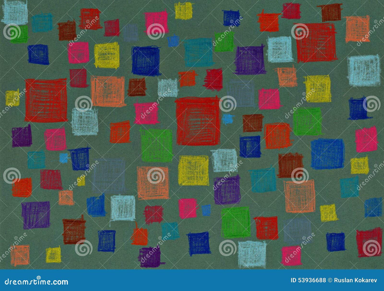 Colored squares. stock illustration. Illustration of square - 53936688