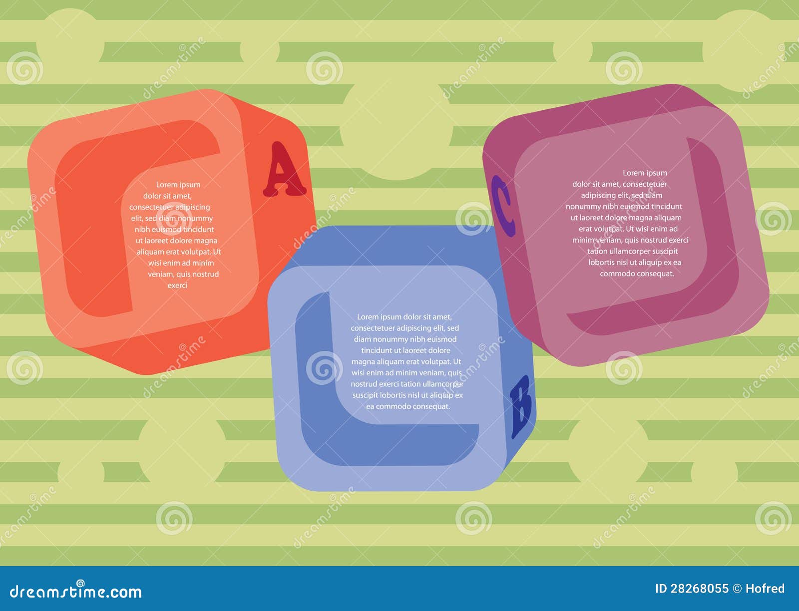 Colored squares layout. stock vector. Illustration of card - 28268055