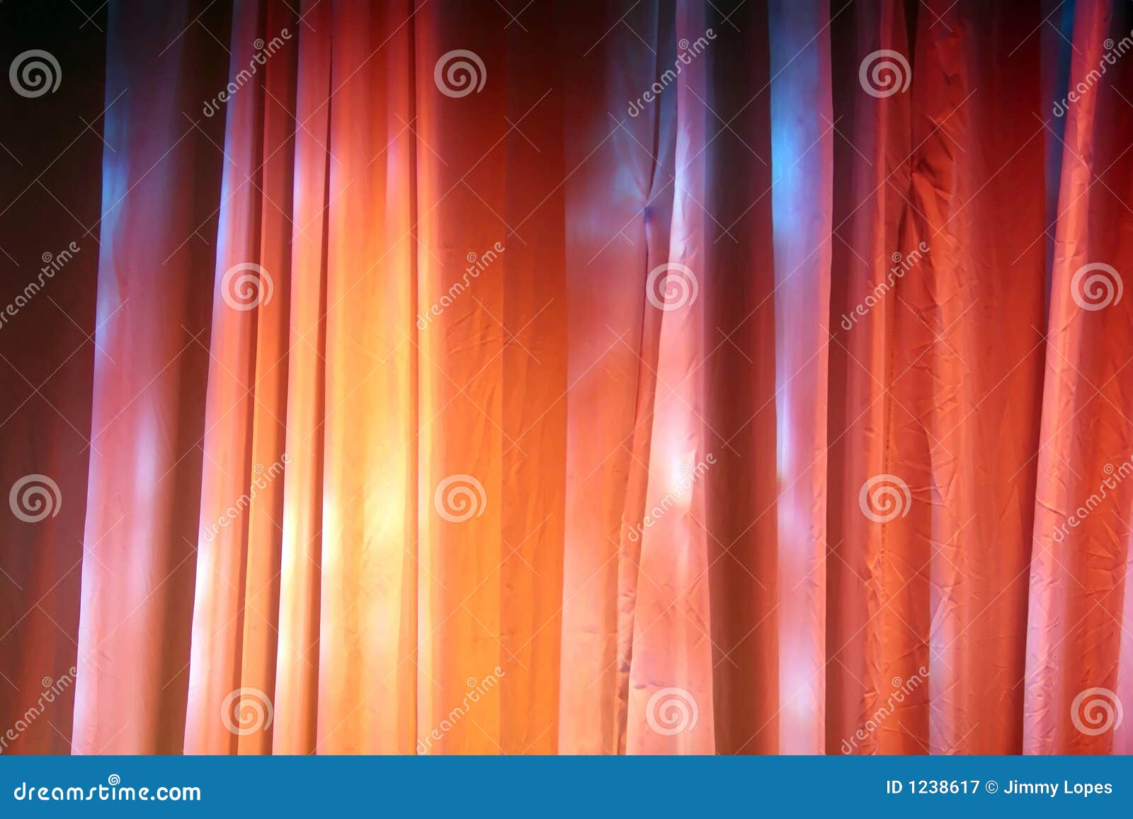 Colored Stage Curtains stock image. Image of announcement - 1238617