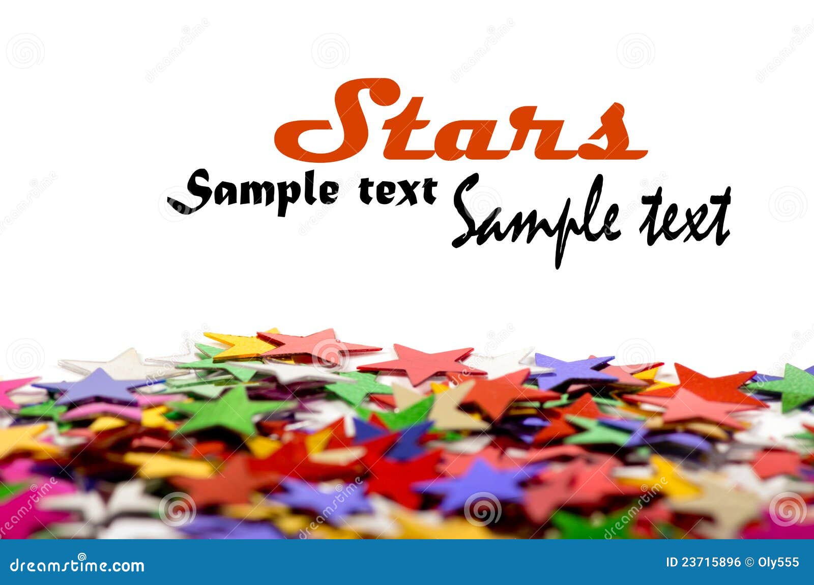 Colored Stars Background for Your Text Stock Photo - Image of design ...