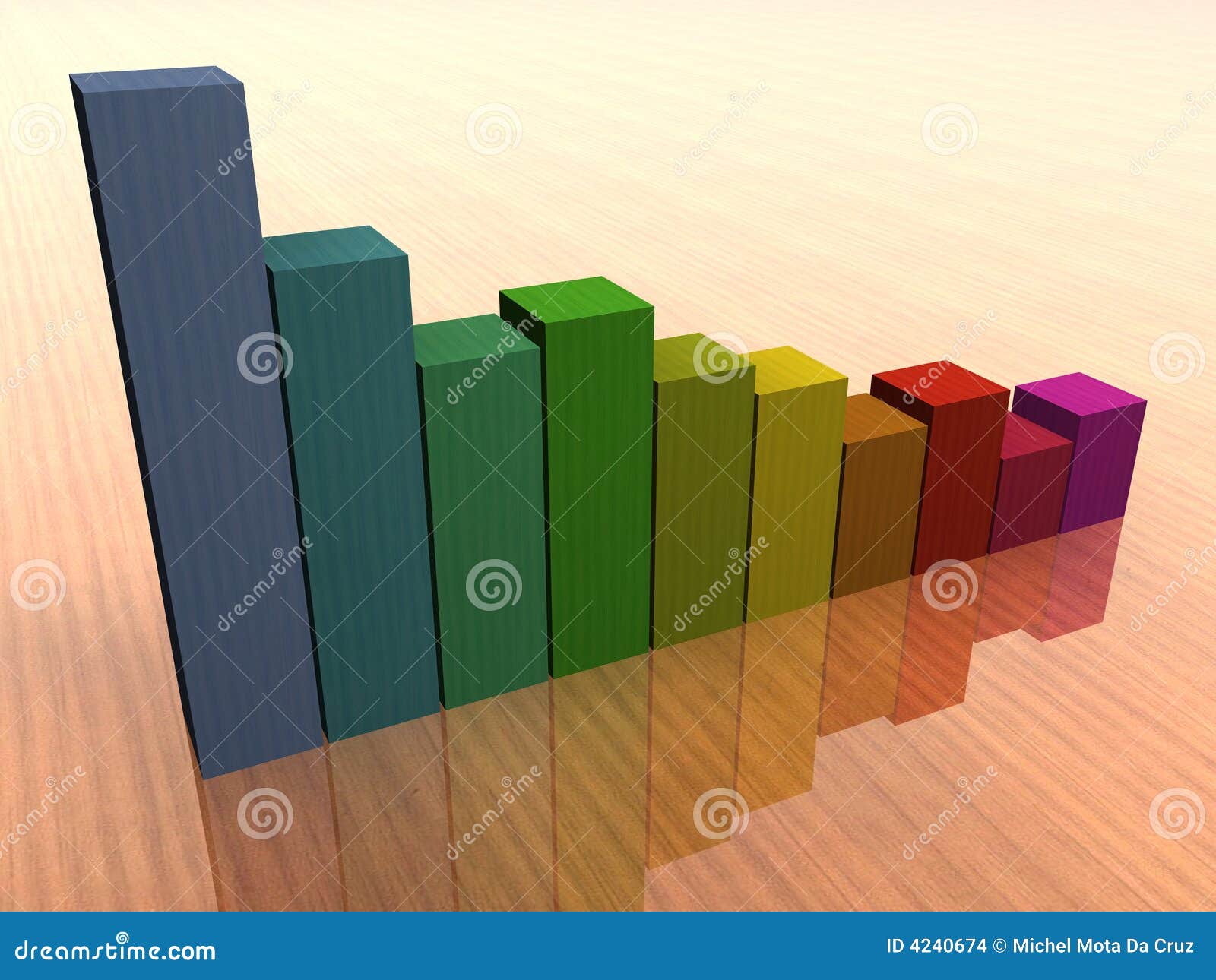 Colored statistics stock illustration. Illustration of columns - 4240674