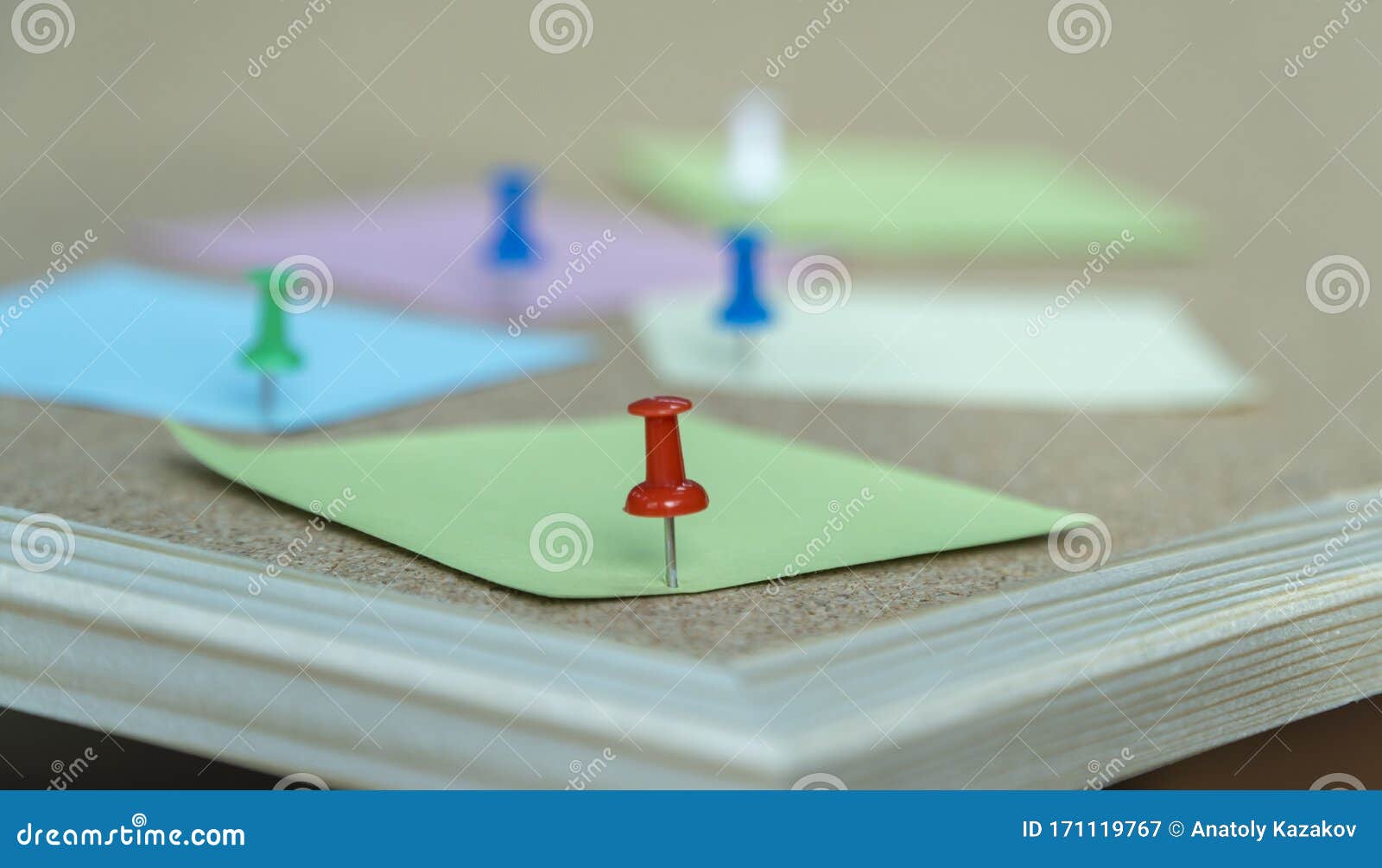 Colored Stickers are Attached To the Flip Chart Stock Image - Image of ...