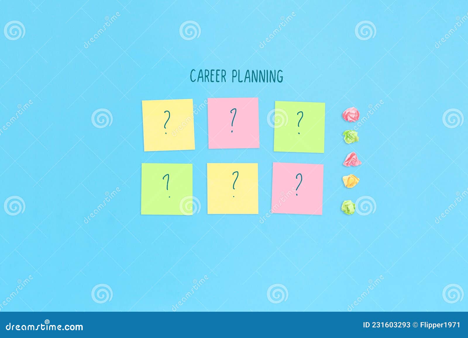 Colored Stickers with Question Marks Stock Image - Image of recruitment ...