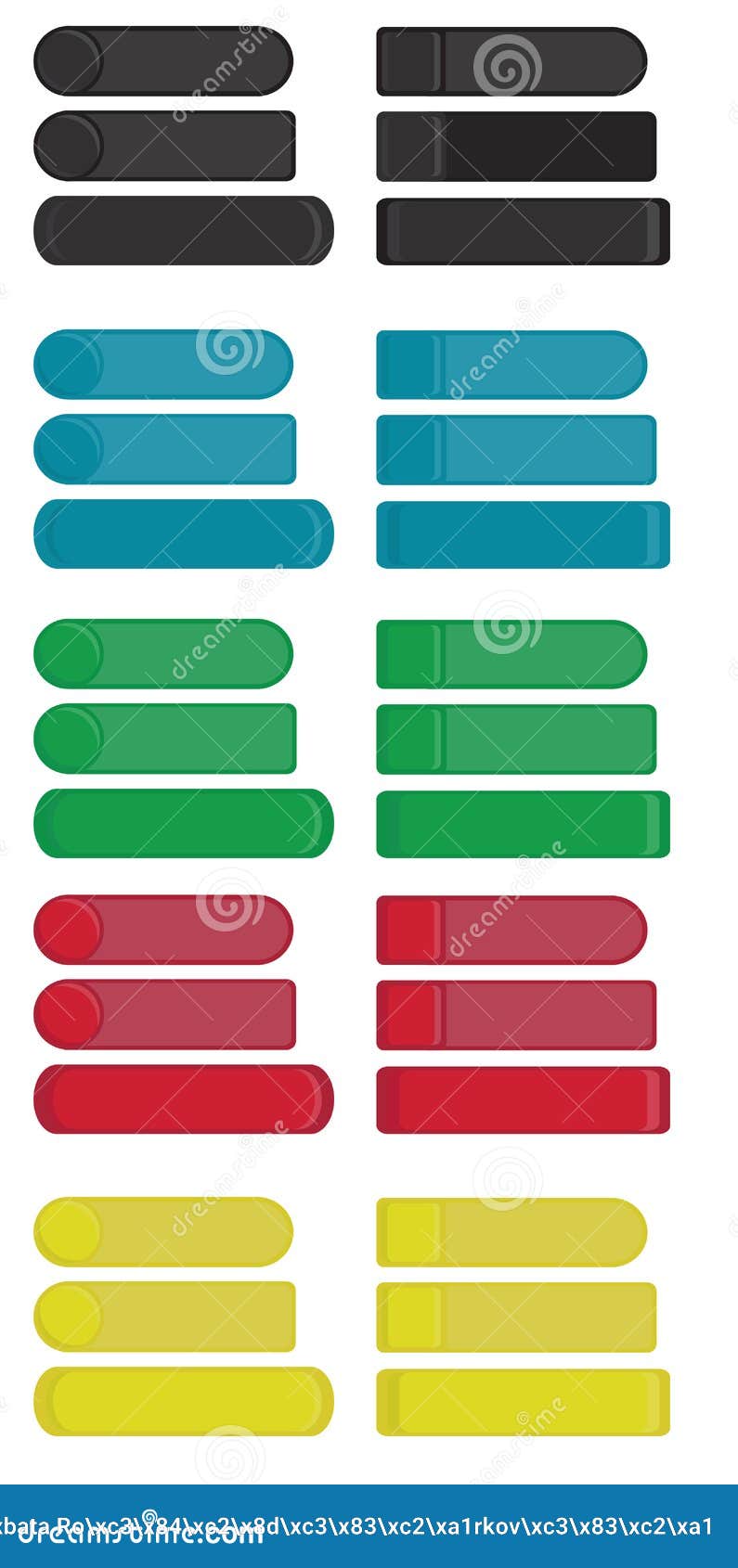 Colored stickers stock vector. Illustration of blue, home - 40733906