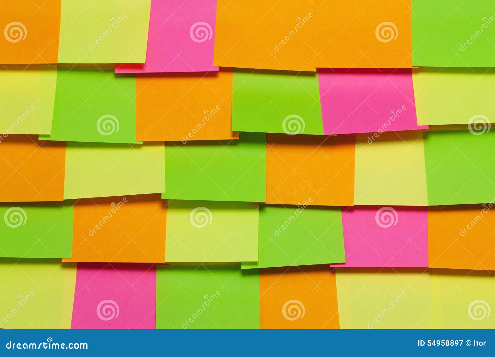 Colored Sticky Note Background Stock Image - Image of message, stand ...