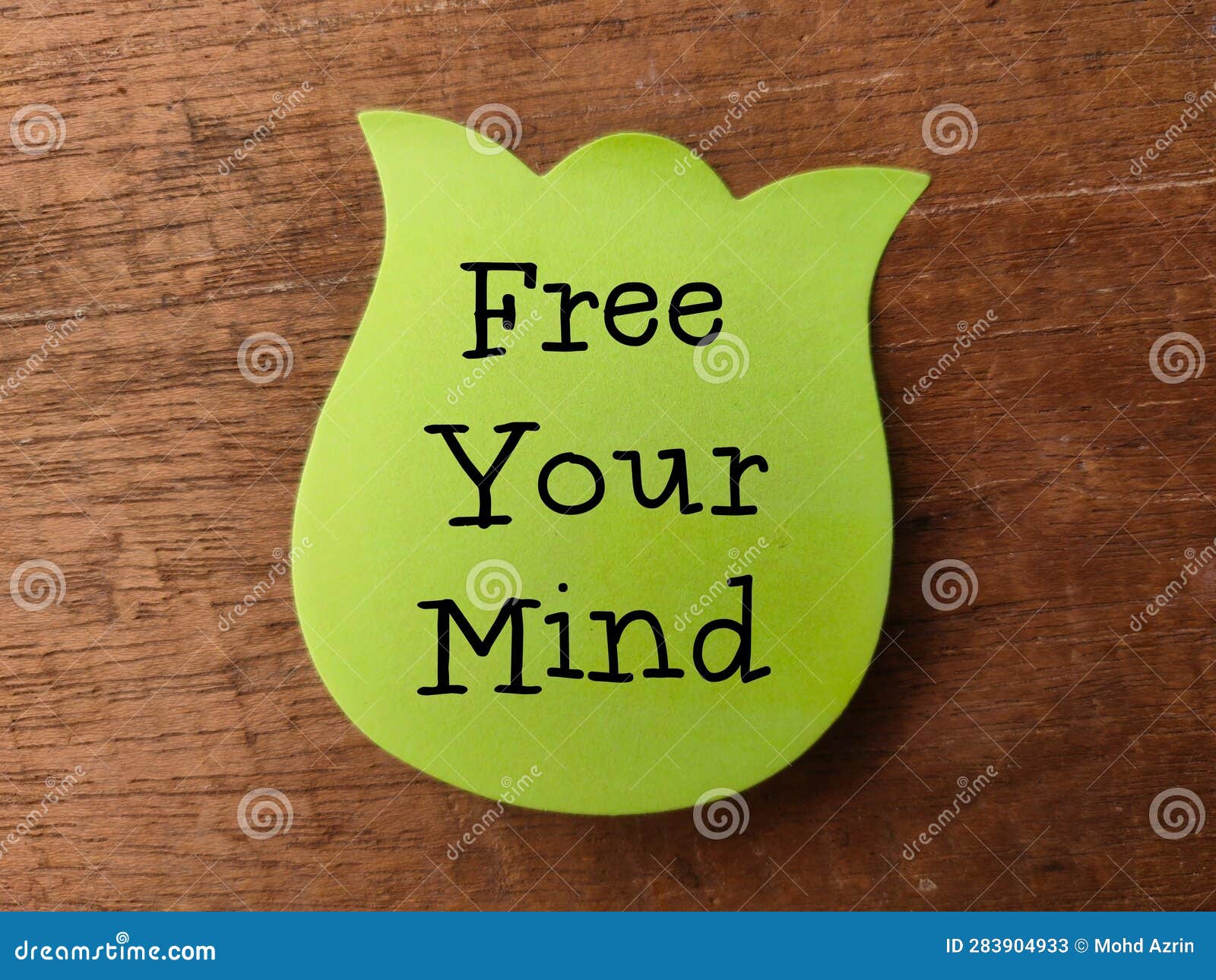 Colored Sticky Note with the Word FIND YOUR MIND Stock Image - Image of ...