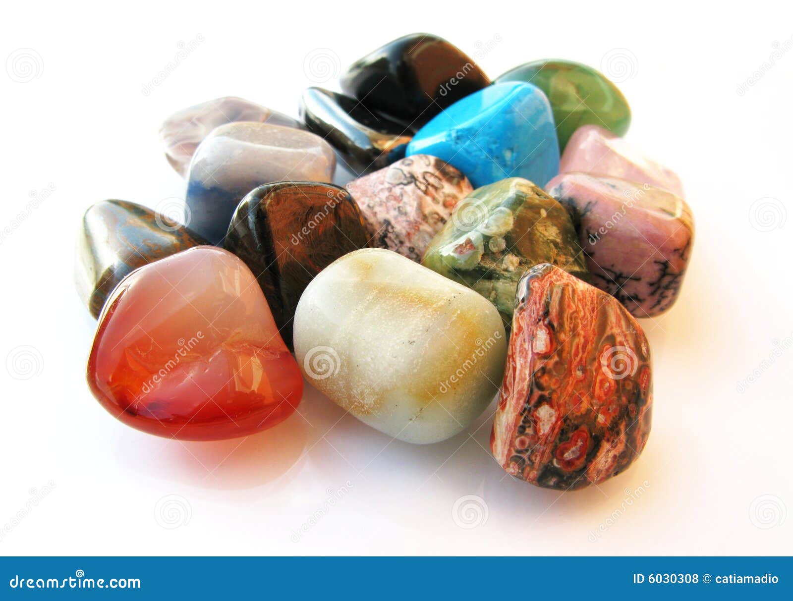 Colored stones stock photo. Image of stones, polished - 6030308