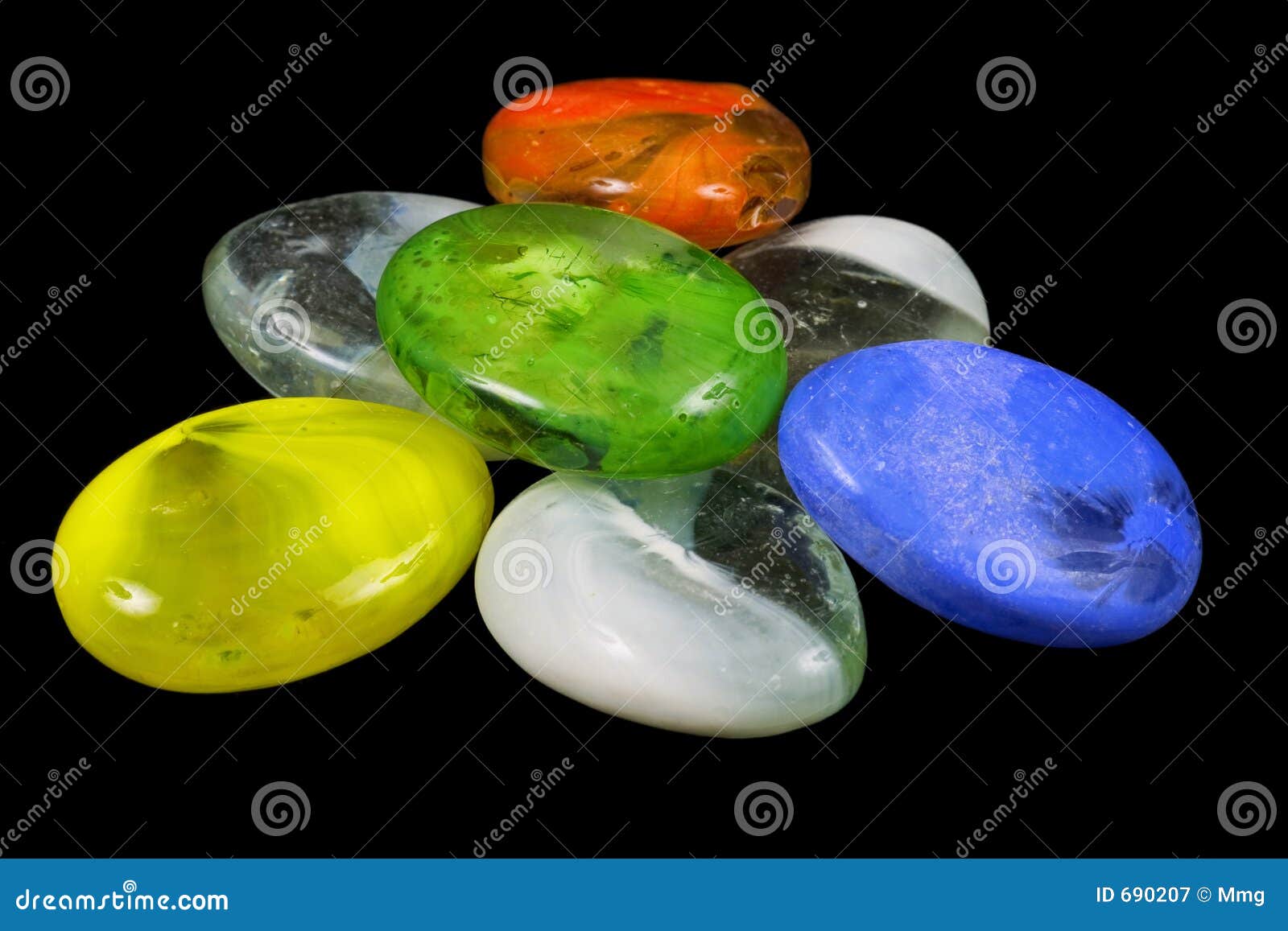 Colored stones stock image. Image of pebble, blue, color - 690207