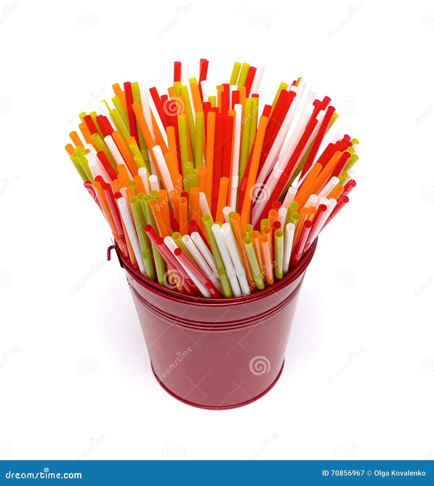 Colored Straws Little Bucket Stock Photos - Free & Royalty-Free Stock ...