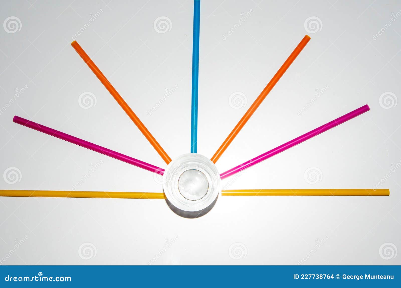 Colored Straws stock photo. Image of drinking, bend - 227738764
