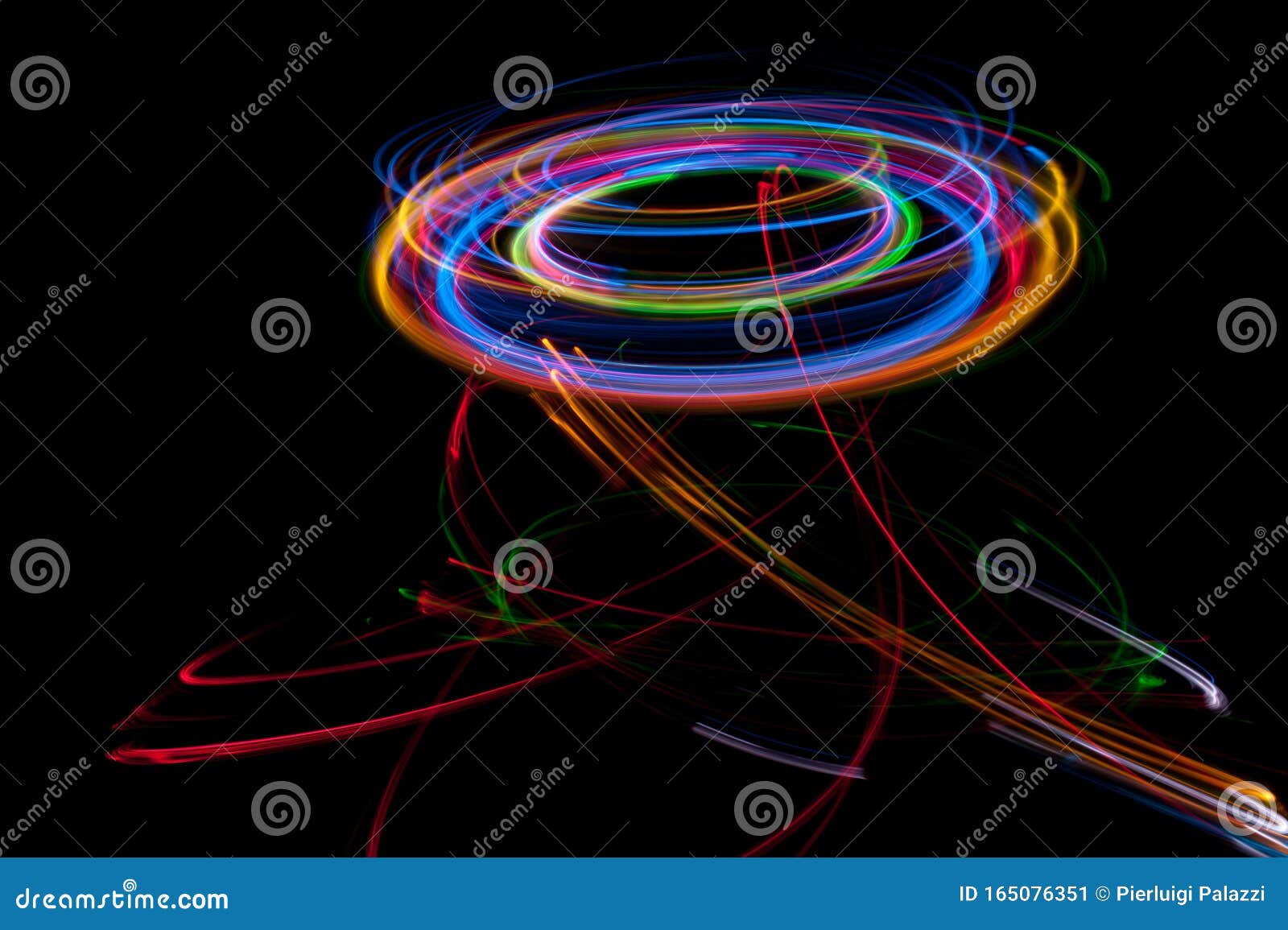 Colored lights that move stock image. Image of join - 165076351