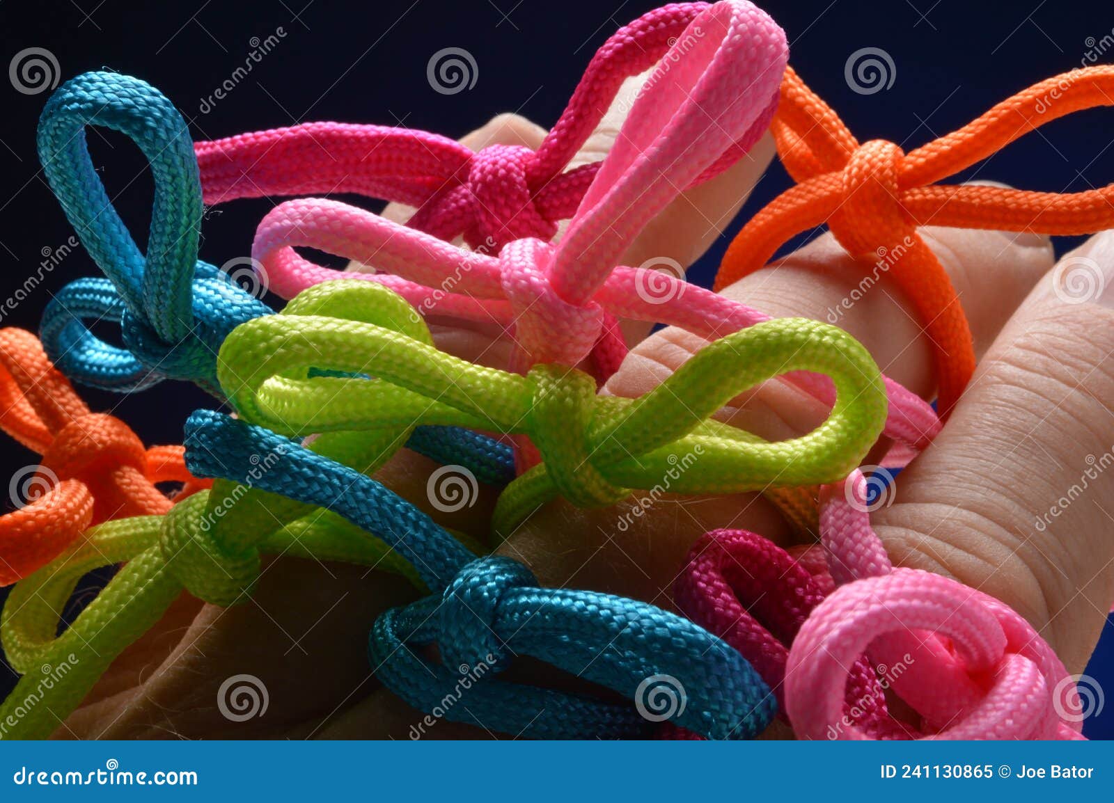 Colored String Tied Around A Finger Royalty-Free Stock Photo ...