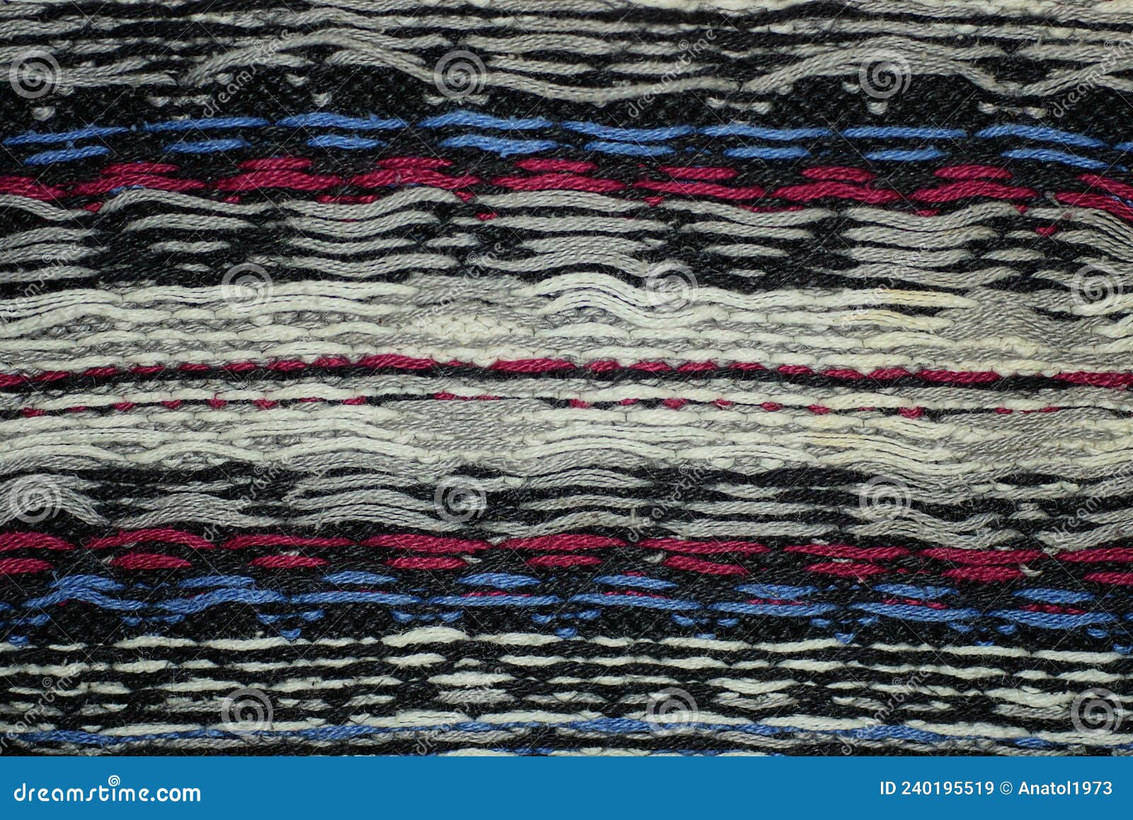 Colored Striped Fabric Texture on Woolen Cloth Stock Image - Image of ...
