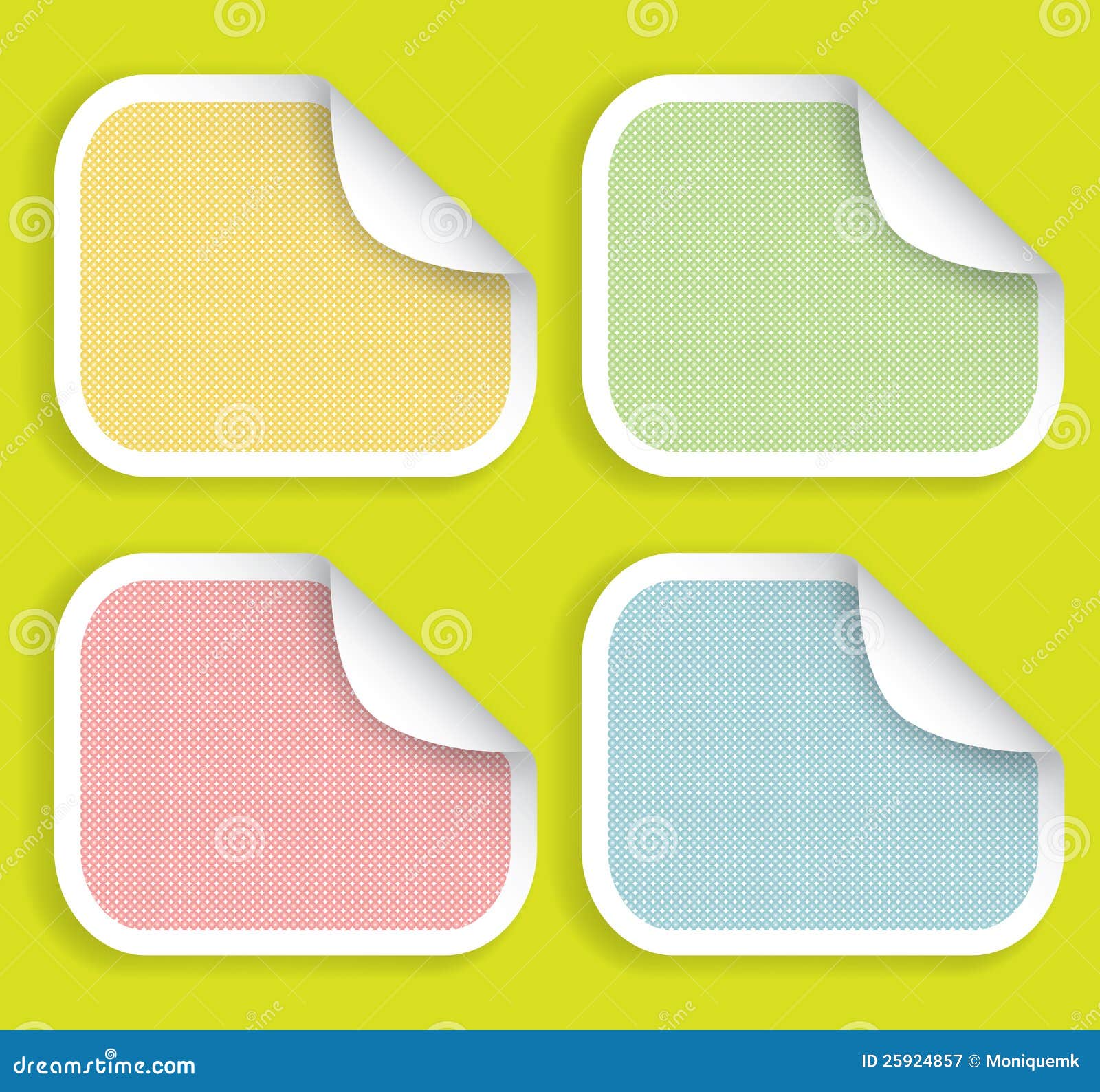 Colored striped stickers stock illustration. Illustration of rolled ...