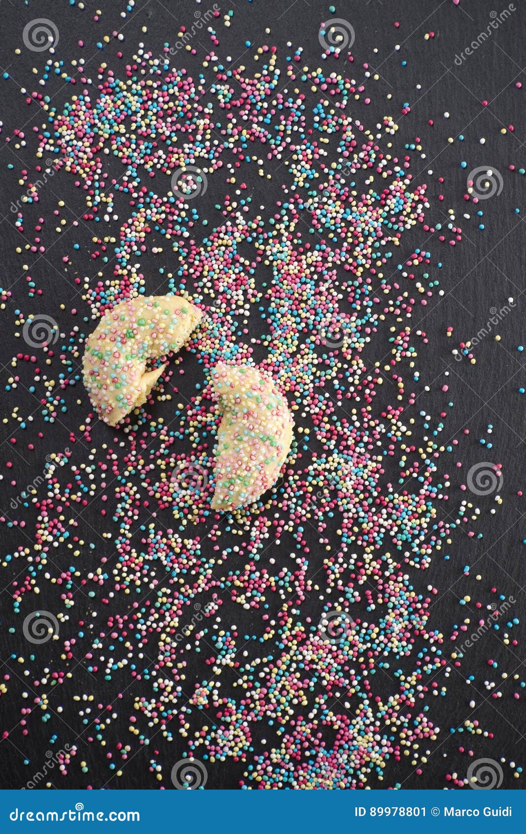 Colored sugar biscuits stock image. Image of pastry, food - 89978801