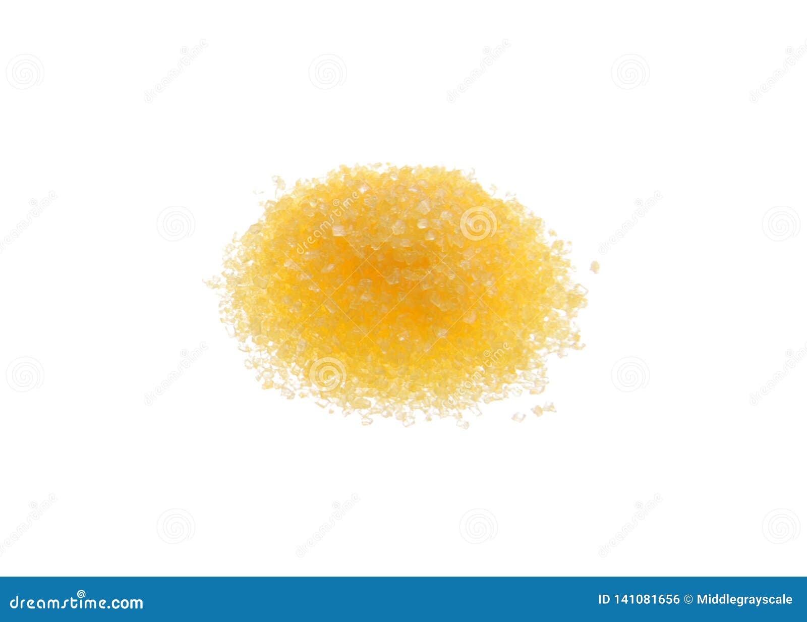 Colored Sugar Hill. Yellow Sugar Stock Photo - Image of meal, delicious ...