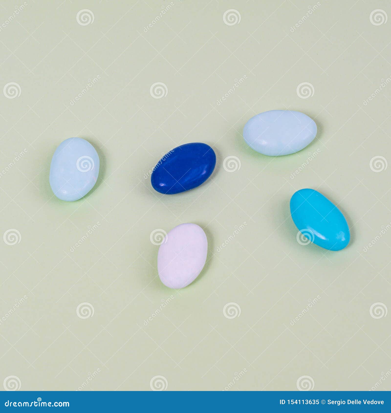 Colored sugared almonds stock image. Image of delicious - 154113635