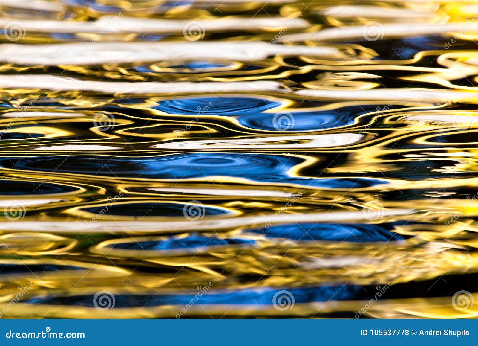 Colored Surface of the Water As a Background Stock Photo - Image of ...