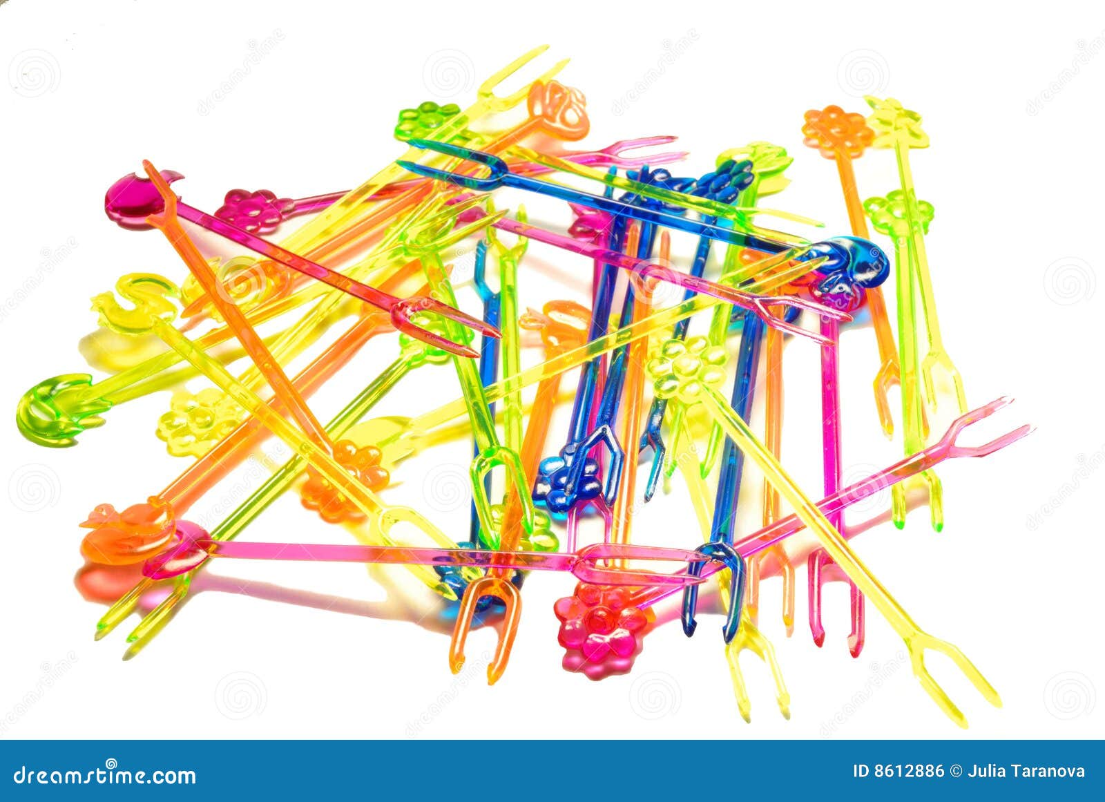 Colored swords stock photo. Image of tooth, sticks, meal - 8612886