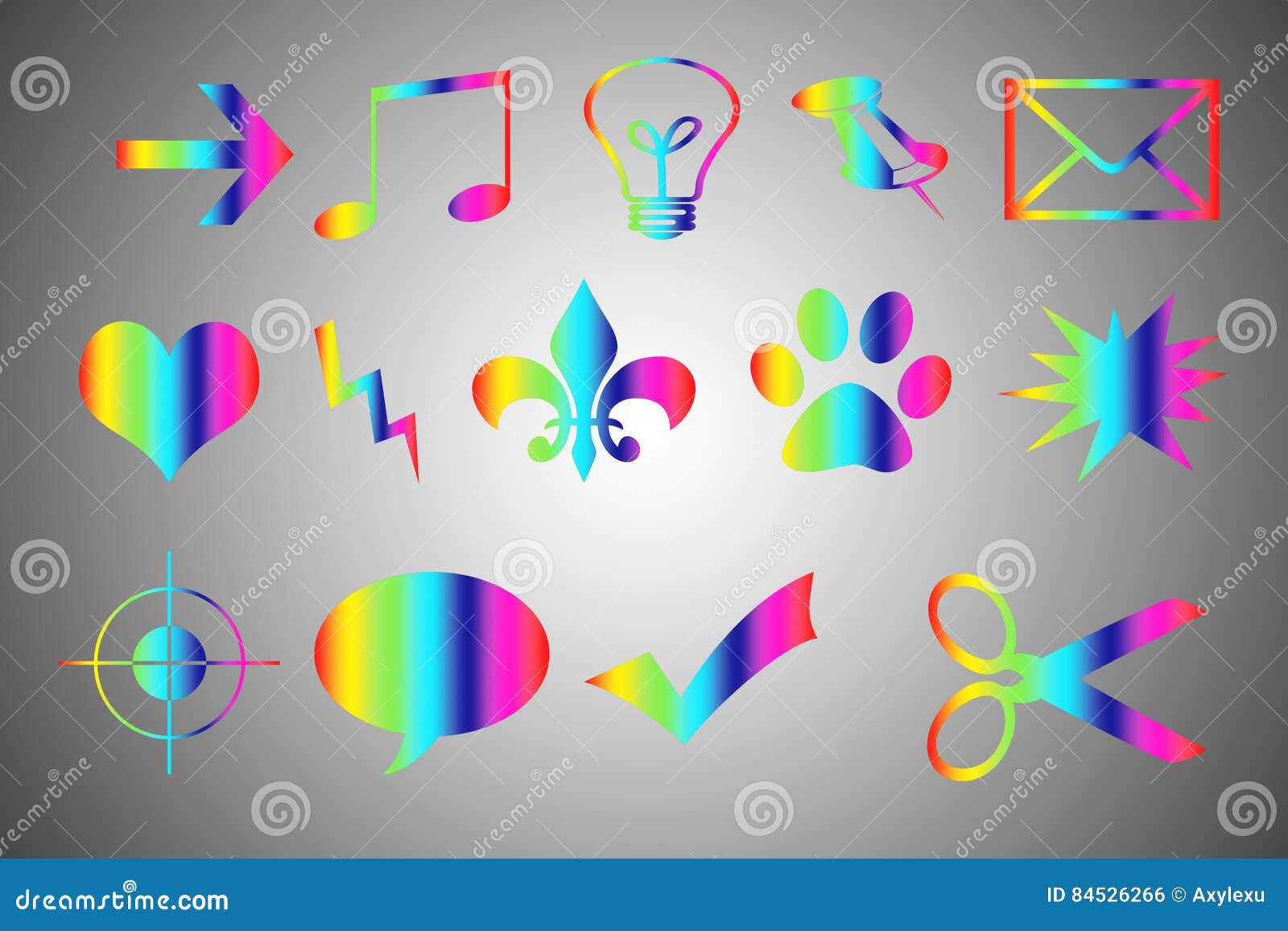 Colored Symbols Stock Photo | CartoonDealer.com #84526266