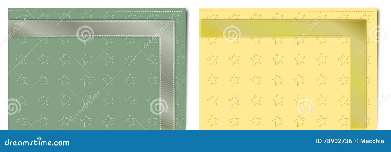 Colored table napkins stock illustration. Illustration of pattern ...