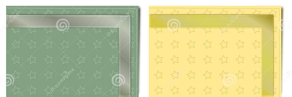 Colored table napkins stock illustration. Illustration of pattern ...