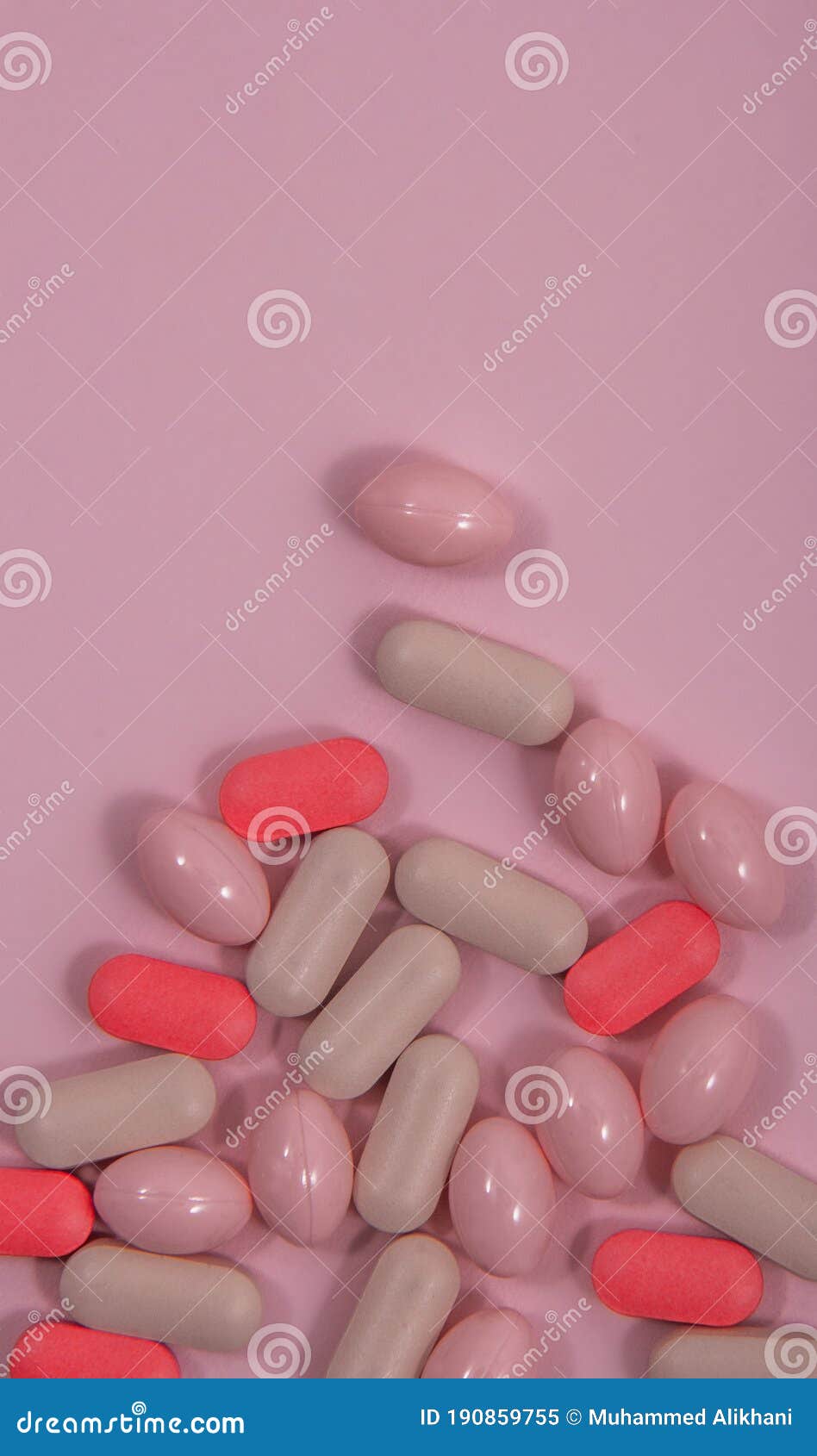 Colored Tablets and Capsules are Removed from the Package. Colored ...
