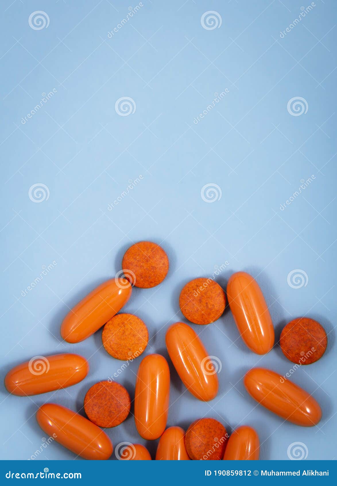 Colored Tablets and Capsules are Removed from the Package. Colored ...