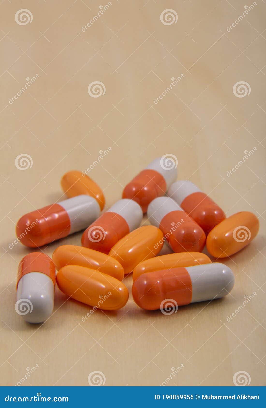 Colored Tablets and Capsules are Removed from the Package. Colored ...